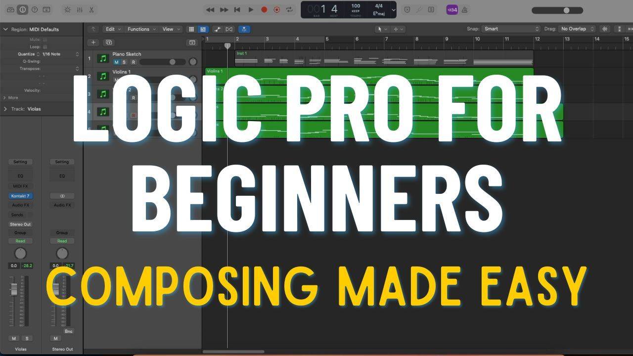 Logic Pro for Beginners: Composing Made Easy