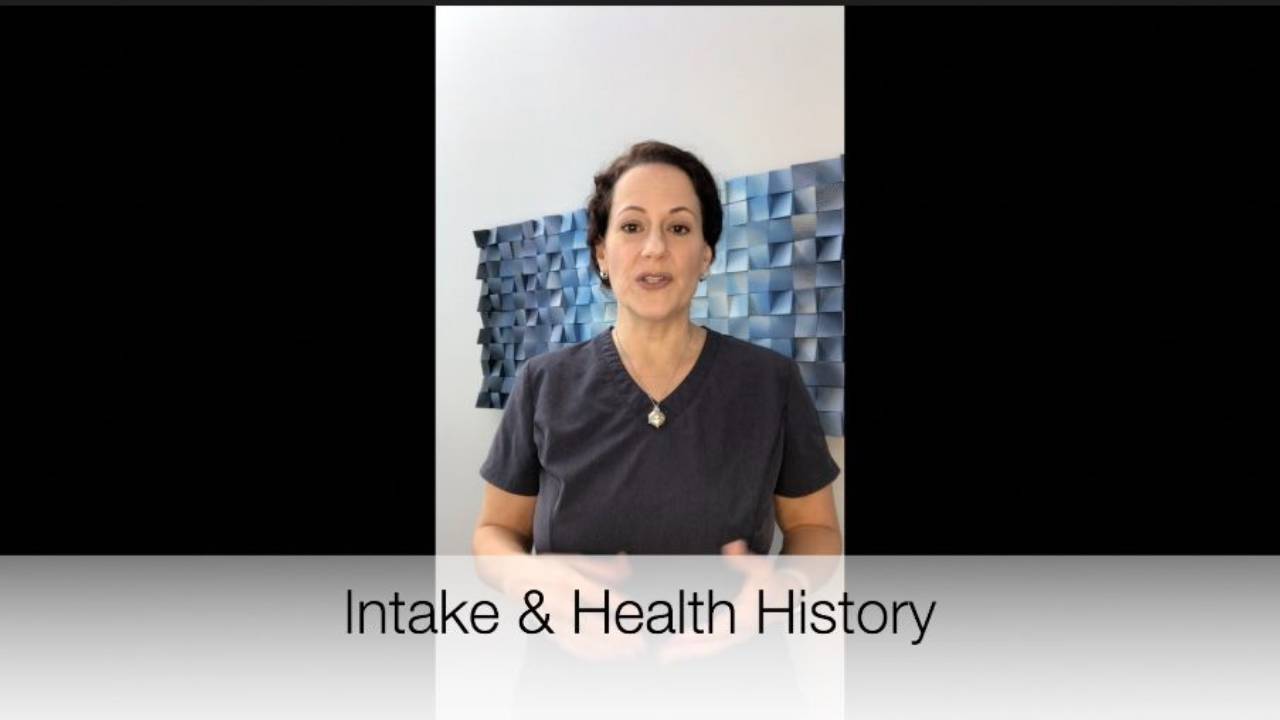 Intake form for babies in manual therapy