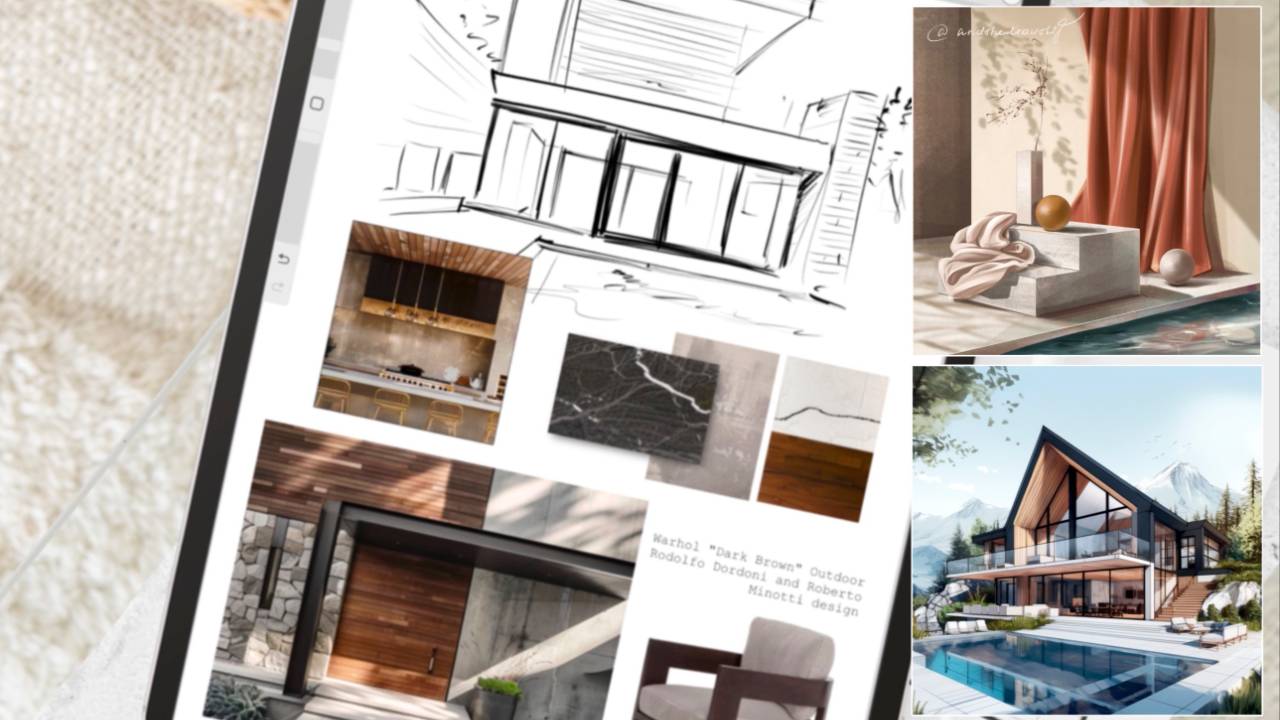 Sketch Design Interior | Spaces From Scratch In Procreate