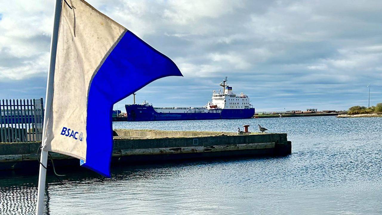 Exploring the docks at Barrow-in-Furness