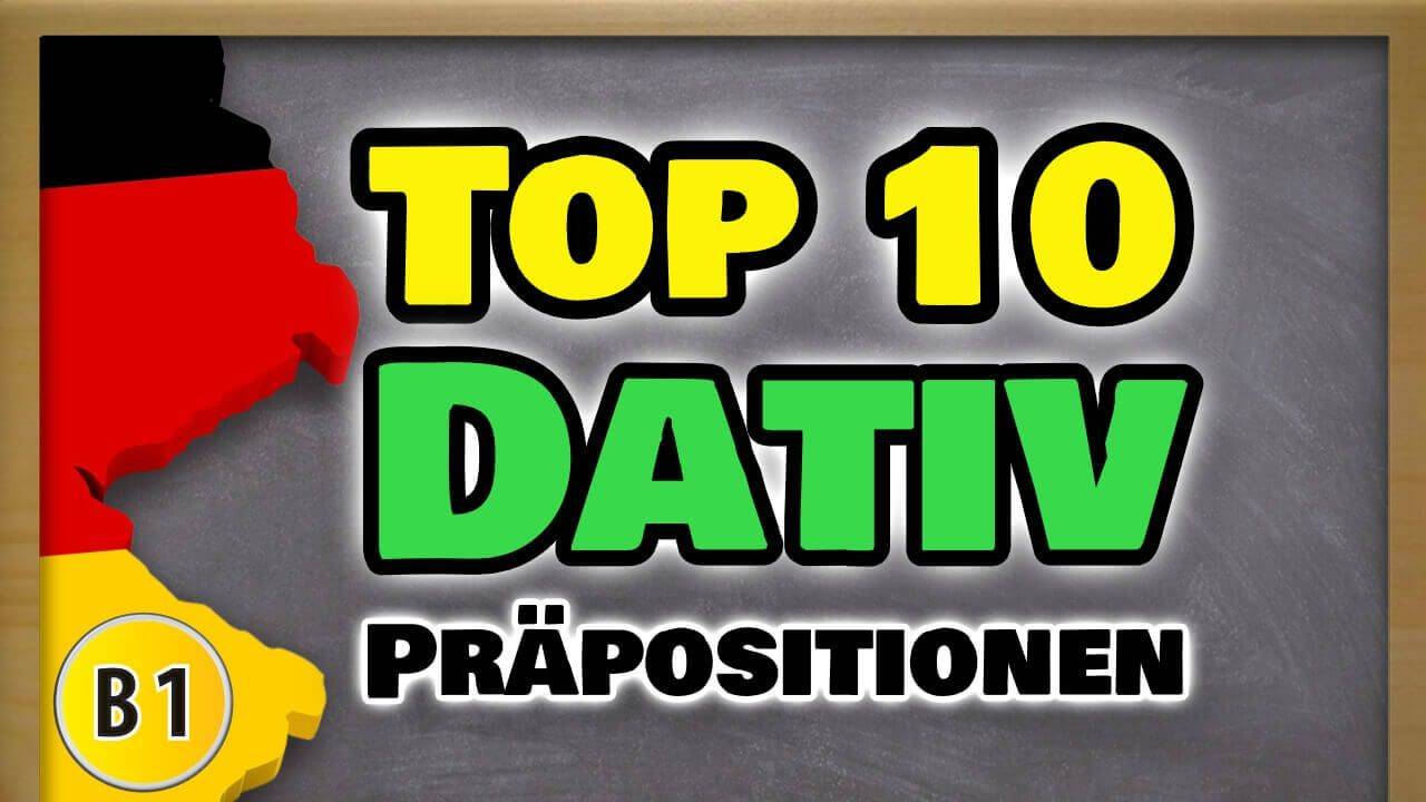 Learn the most important German Dative prepositions