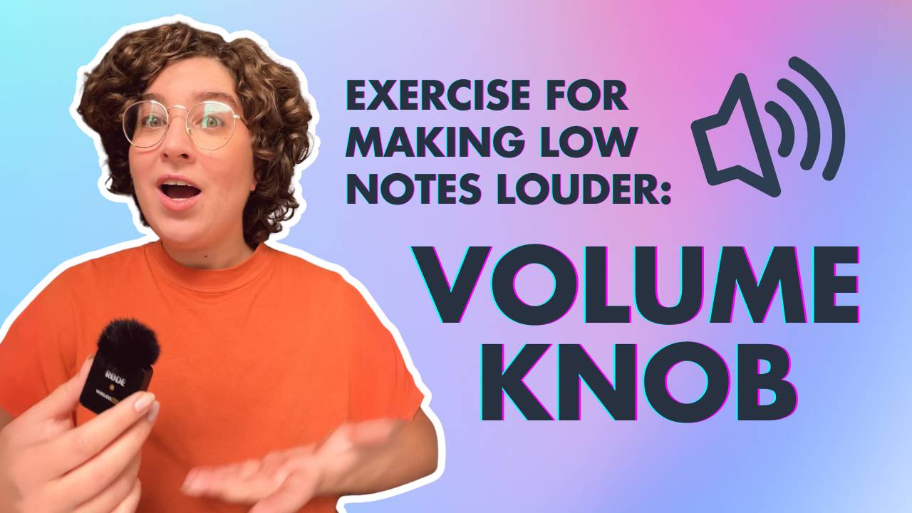 Volume Knob Exercise (make low notes louder!)
