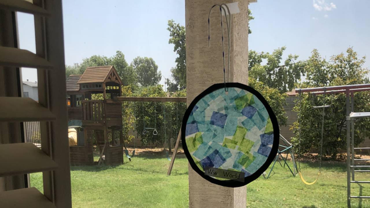 Fun Earth Suncatcher Craft for Kids | Miss Anna's Class