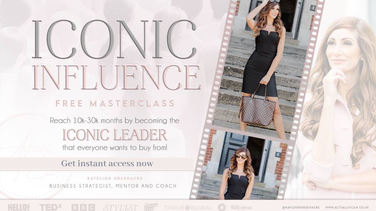 Instant Access ICONIC Influence the free masterclass