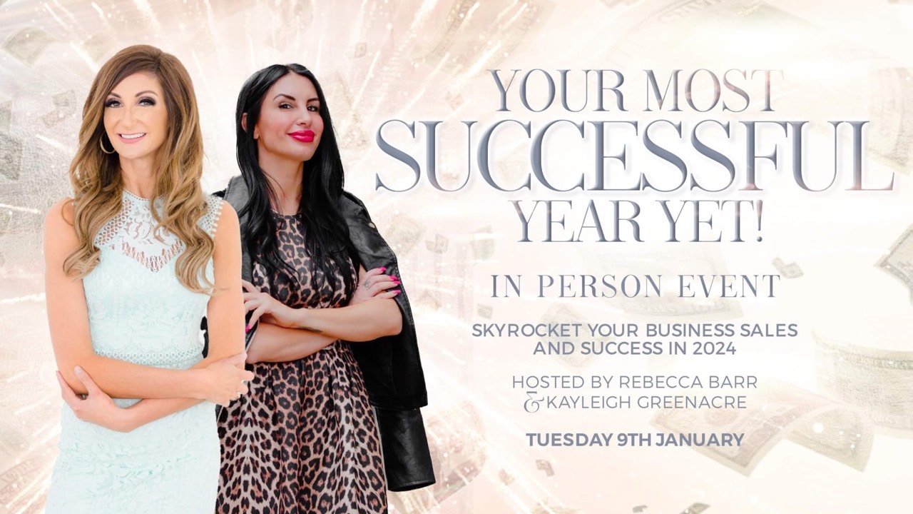 Your most successful year yet in person event
