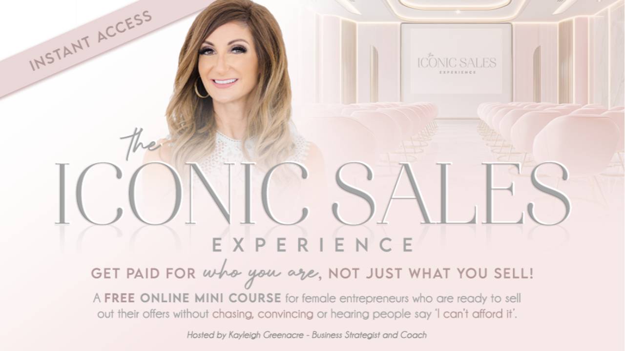 You're In! The ICONIC Sales Experience