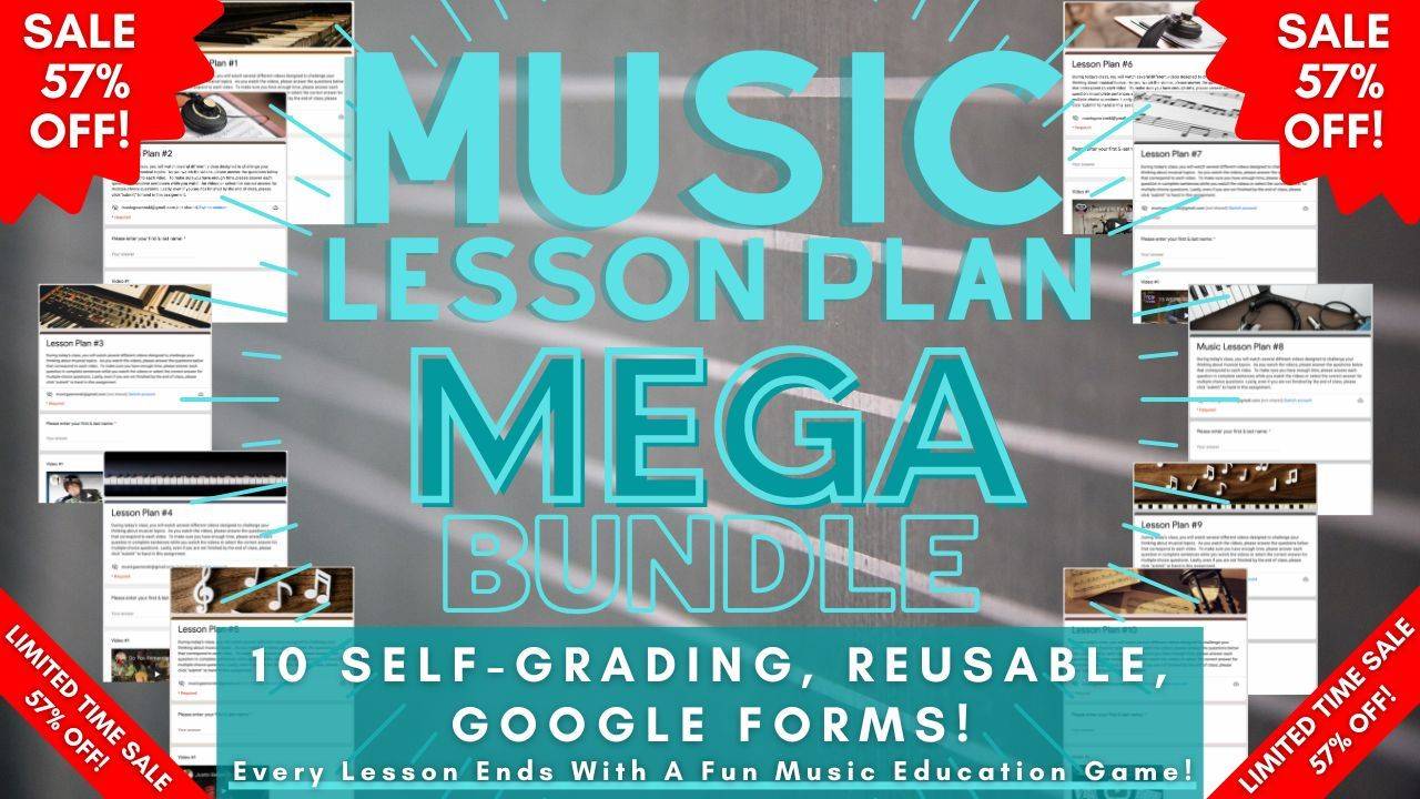 Music Lesson Plan MEGA Bundle!