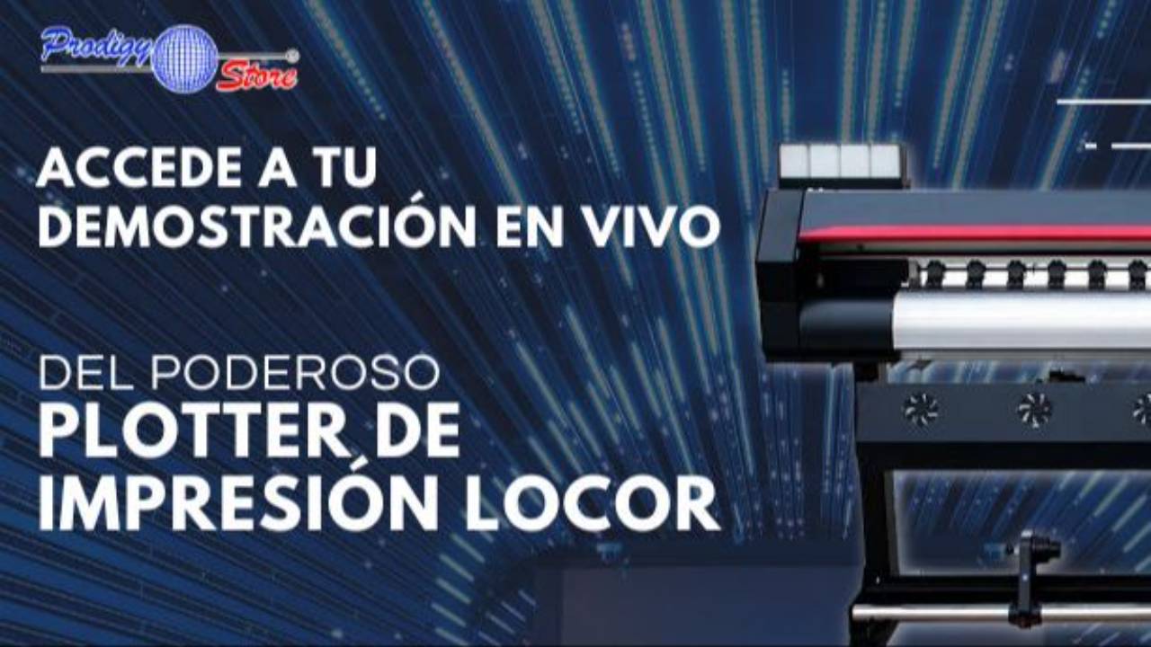 DEMOSTRACION EN VIVO PLOTTER LOCOR DE IMPRESIÓN
