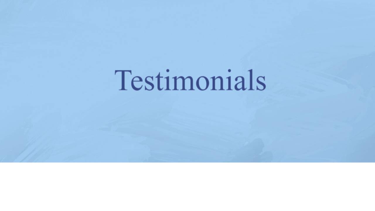 Testimonials