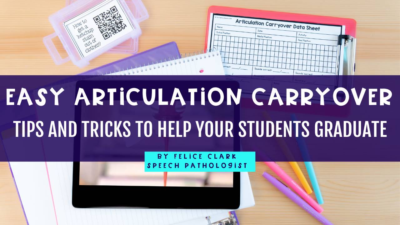 Articulation Carryover Webinar Registration