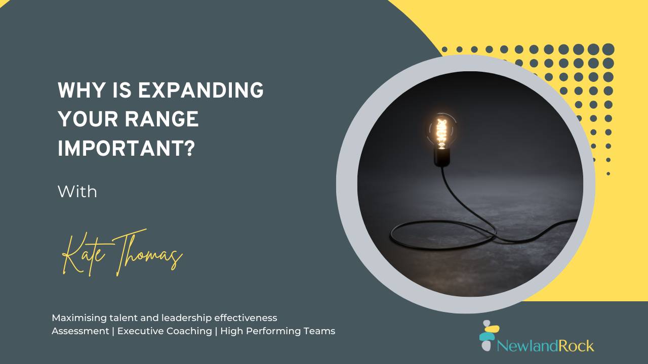 Why is expanding your range important?