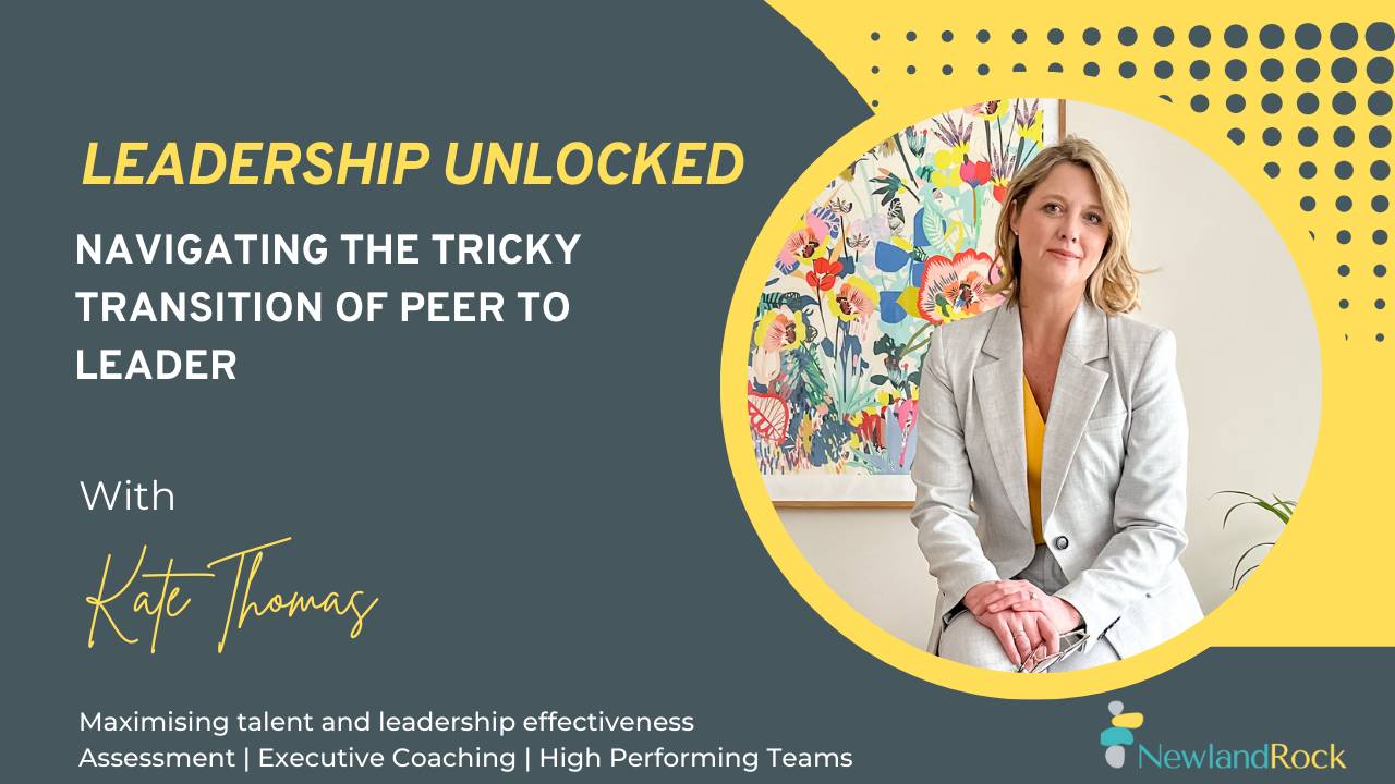 Navigating the tricky transition of peer to leader