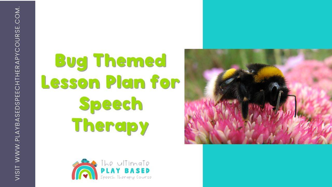 Bug Theme Speech and Language Lesson Plan