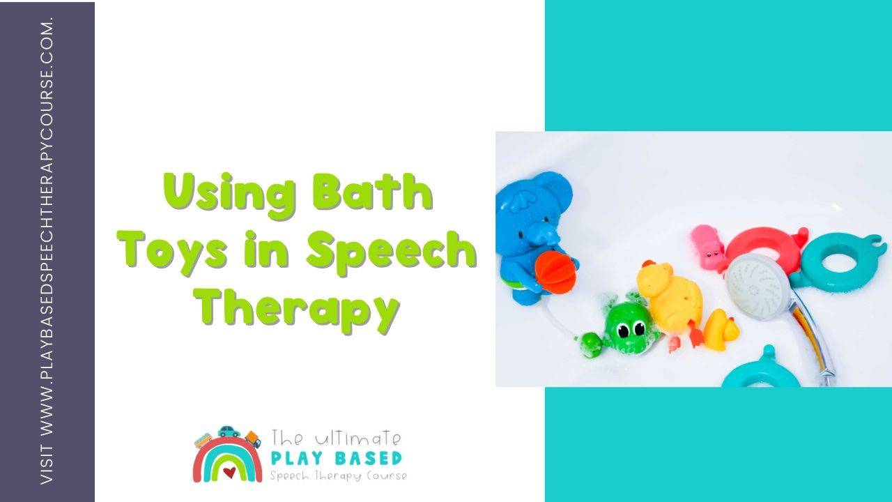 Using Bath Toys in Speech Therapy