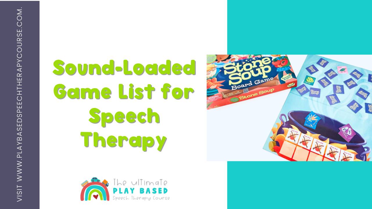 Speech Sound Game List for Speech Therapy
