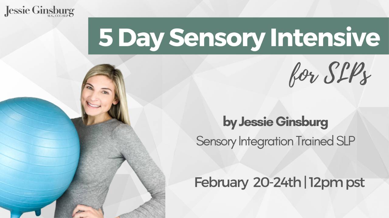 Sensory Processing Intensive for SLPs and SLPAs Certificate Form