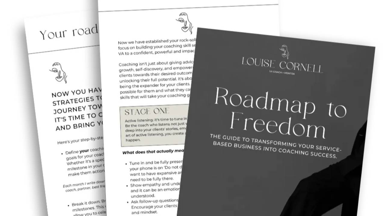 Roadmap to Freedom | The Scale to Coach Roadmap