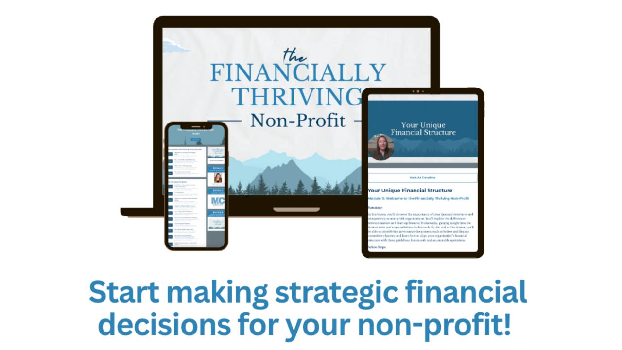 The Financially Thriving Non-Profit Master Course