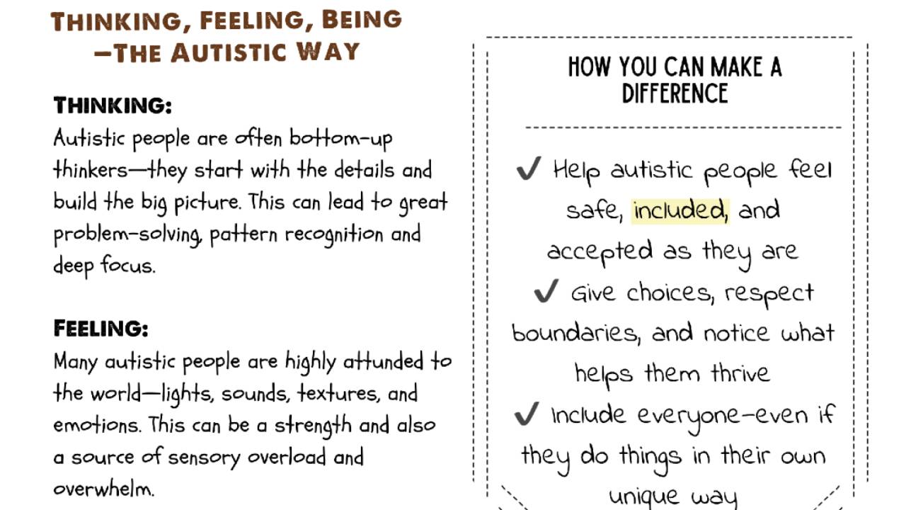 Free Autistic Acceptance Handout!