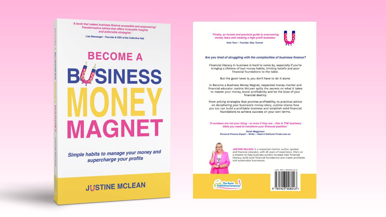 Become A Business Money Magnet Book | Justine McLean | Business book