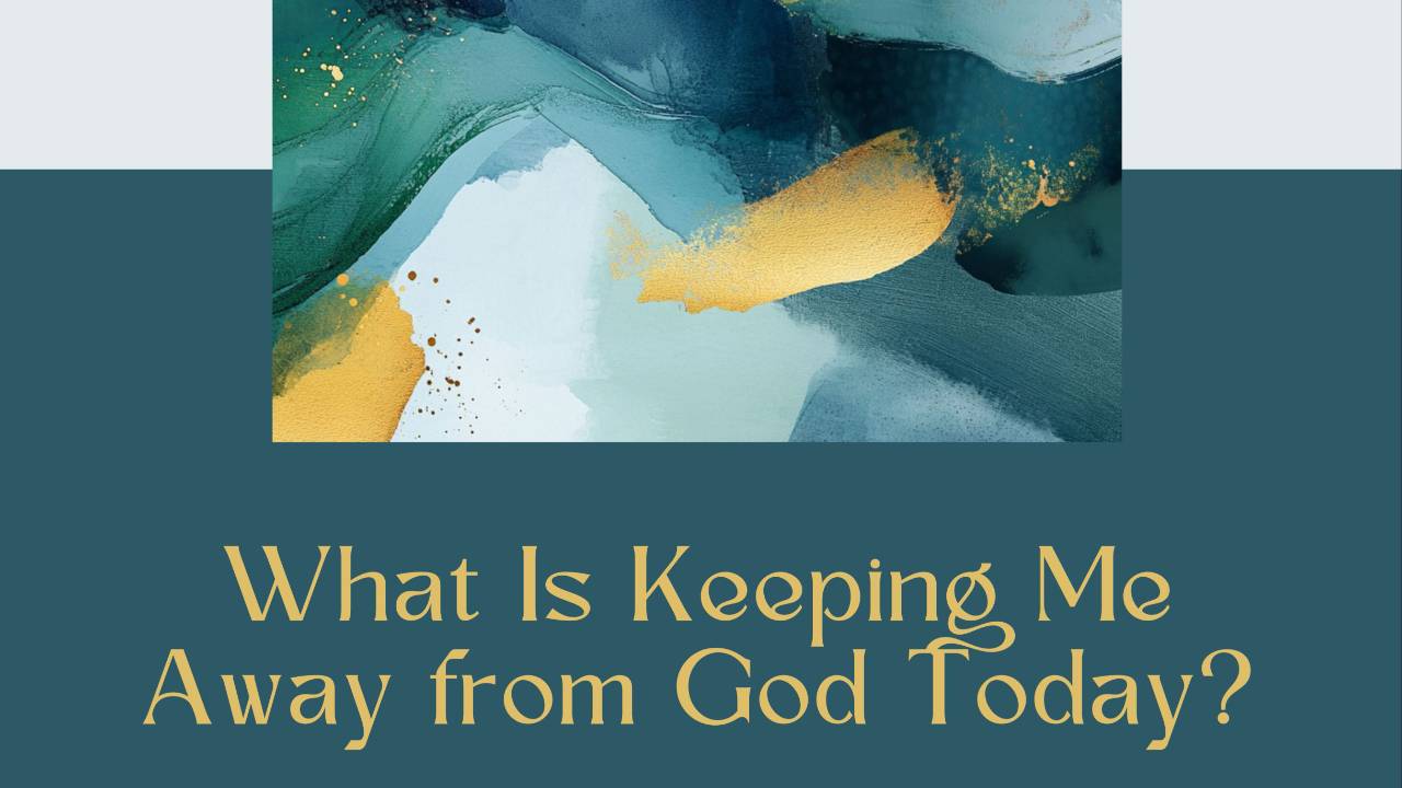 What is keeping me away from God today? | Gospel Spice Podcast