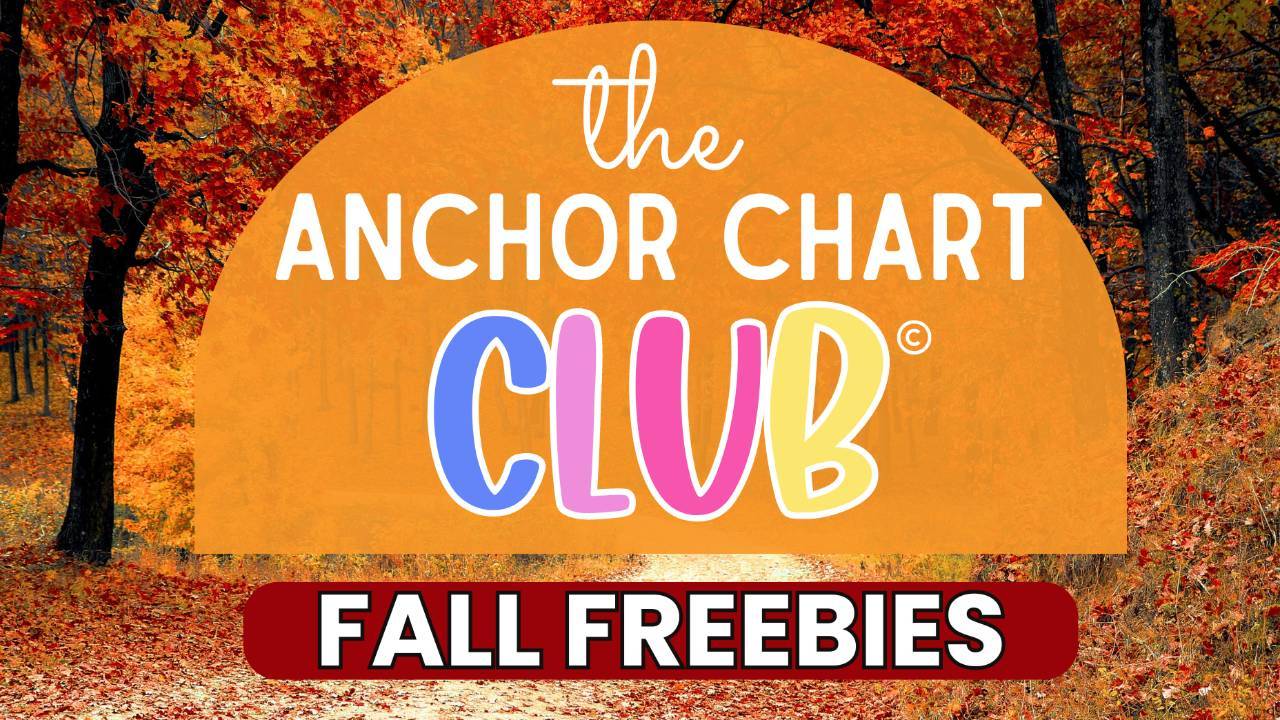 Fall Anchor Chart Freebies