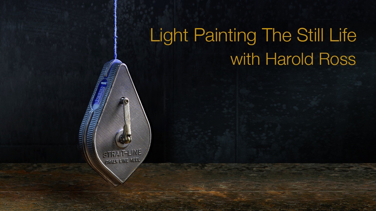 Light Painting my Father's "Strait-Line" Chalk Line, c1950s