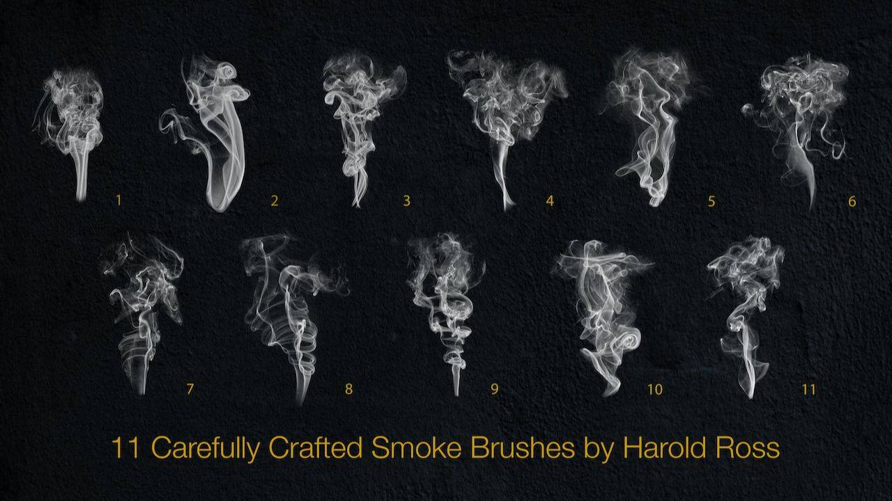 Light Painting Photoshop Smoke Brushes