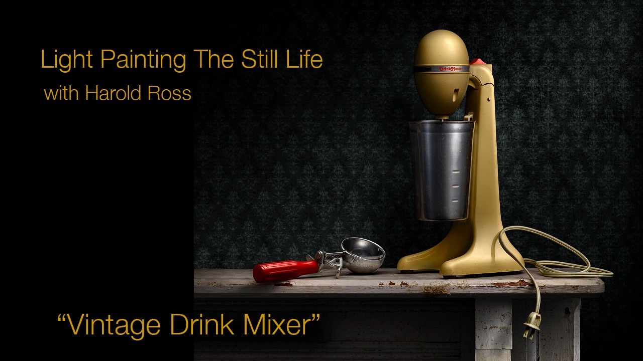 Light Painting The Still Life - Vintage Hamilton Beach Drink Mixer