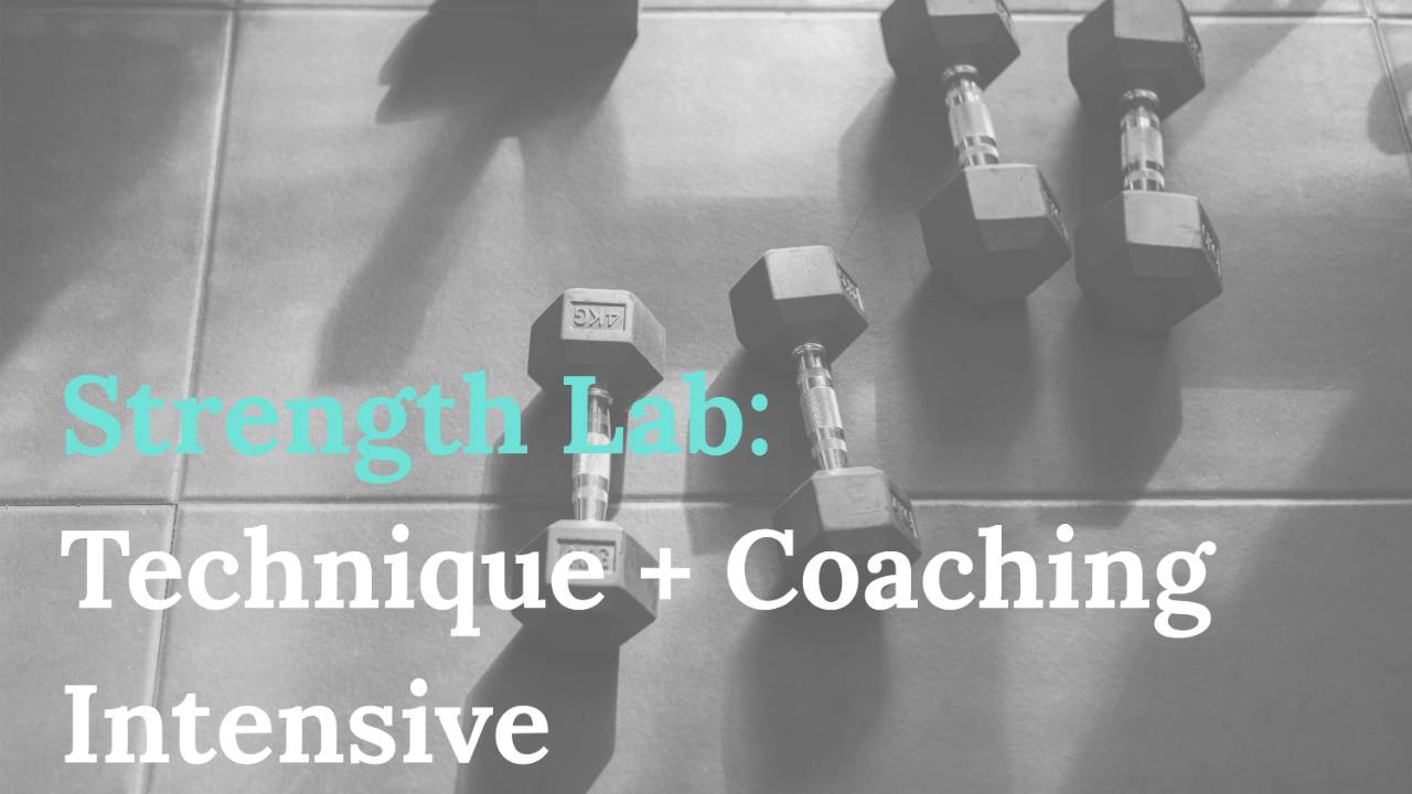 Strength Lab: Technique + Coaching Intensive