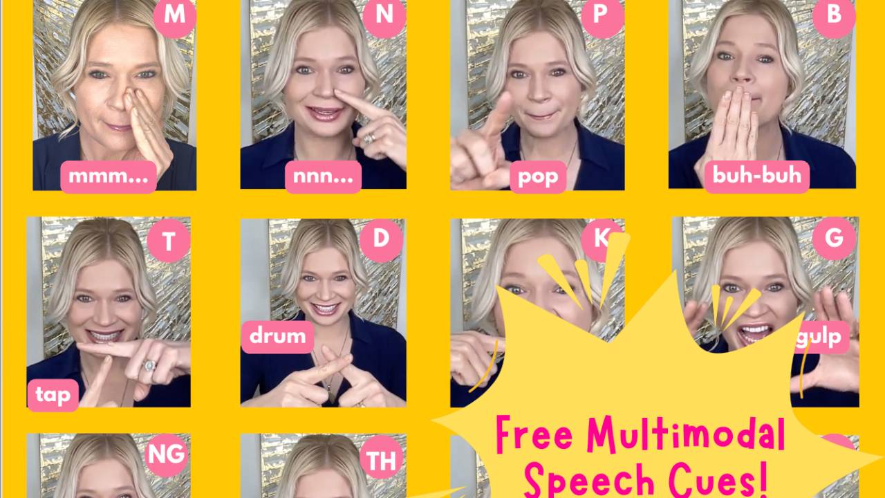 Free Multimodal Speech Consonant Cues