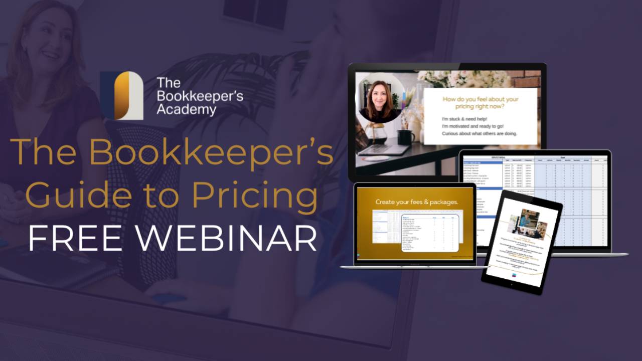 Register for the Free Webinar - The Bookkeeper's Guide to Pricing