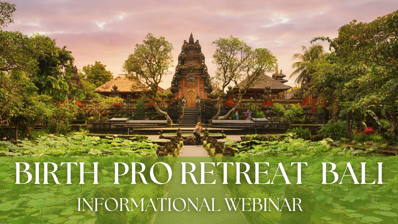 Birth Professional Retreat Bali Webinar