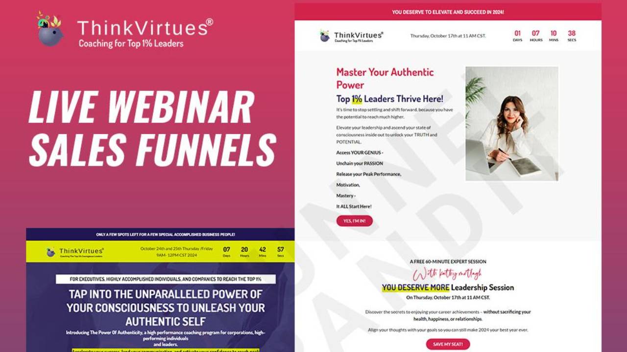 Kathy Motlagh Live Webinar Portfolio