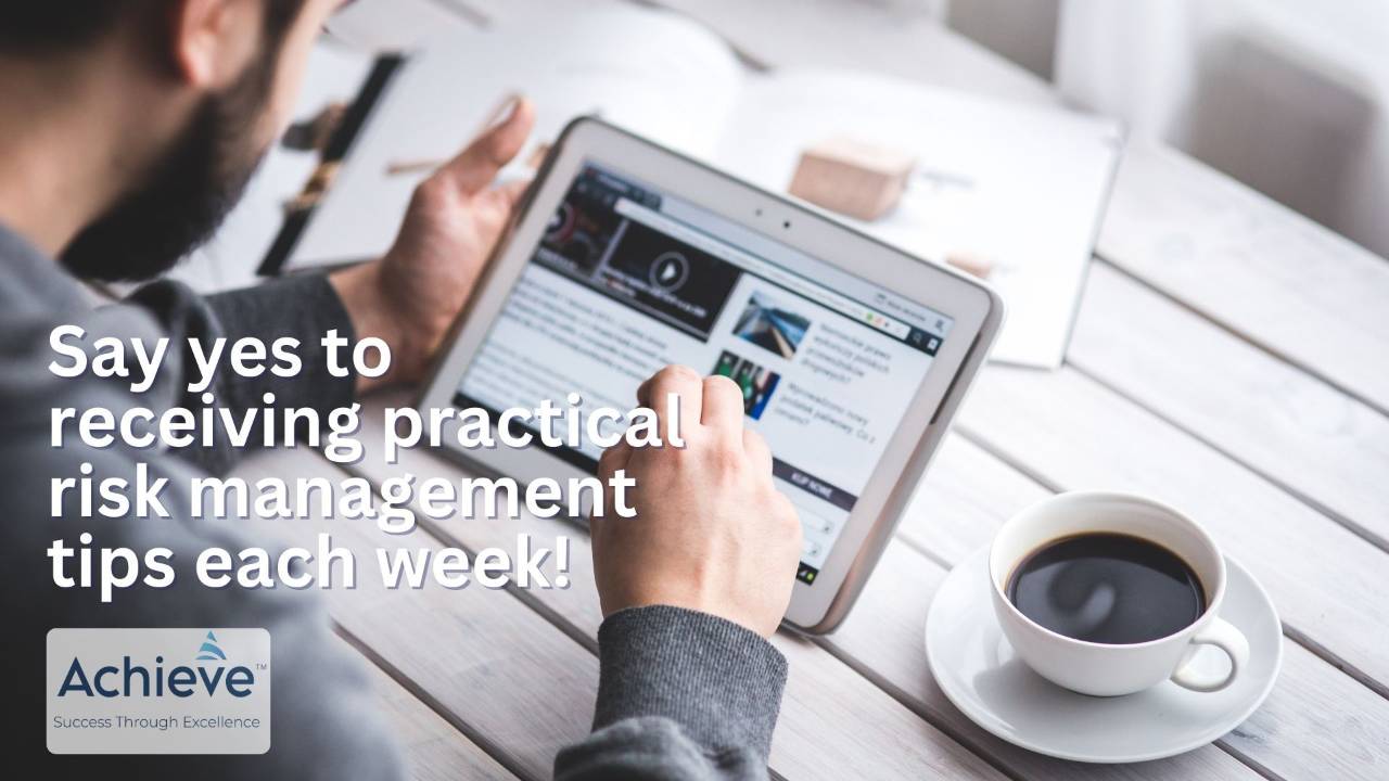 ACHIEVE newsletter on risk management of medical devices