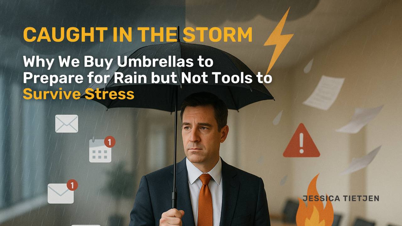 Why We Prepare for Rain but Not for Stress at Work/in Life