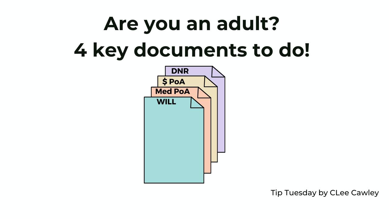 Are you an adult? 4 key documents to do!