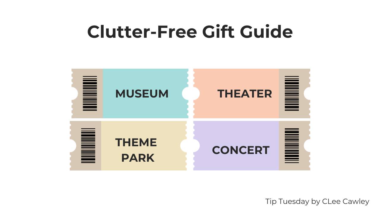 CLUTTER-FREE GIFT GUIDE