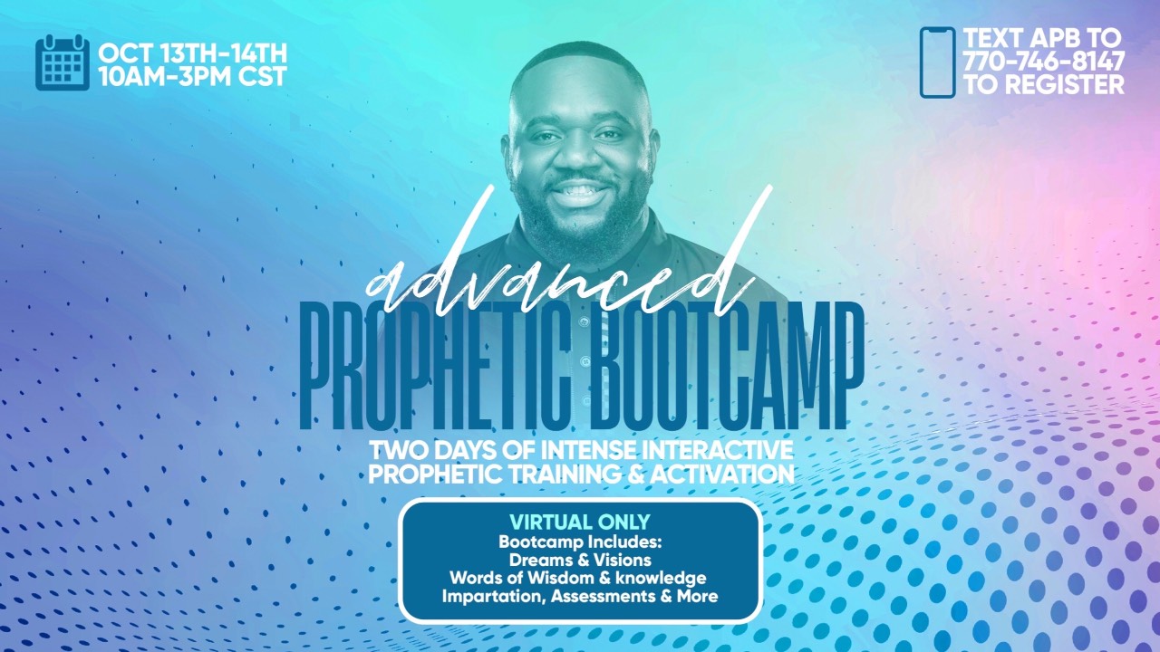 Advanced Prophetic Bootcamp Waitlist