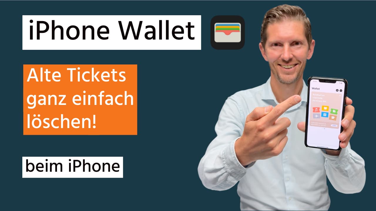 iPhone Wallet: So entfernst du alte Tickets und räumst auf!