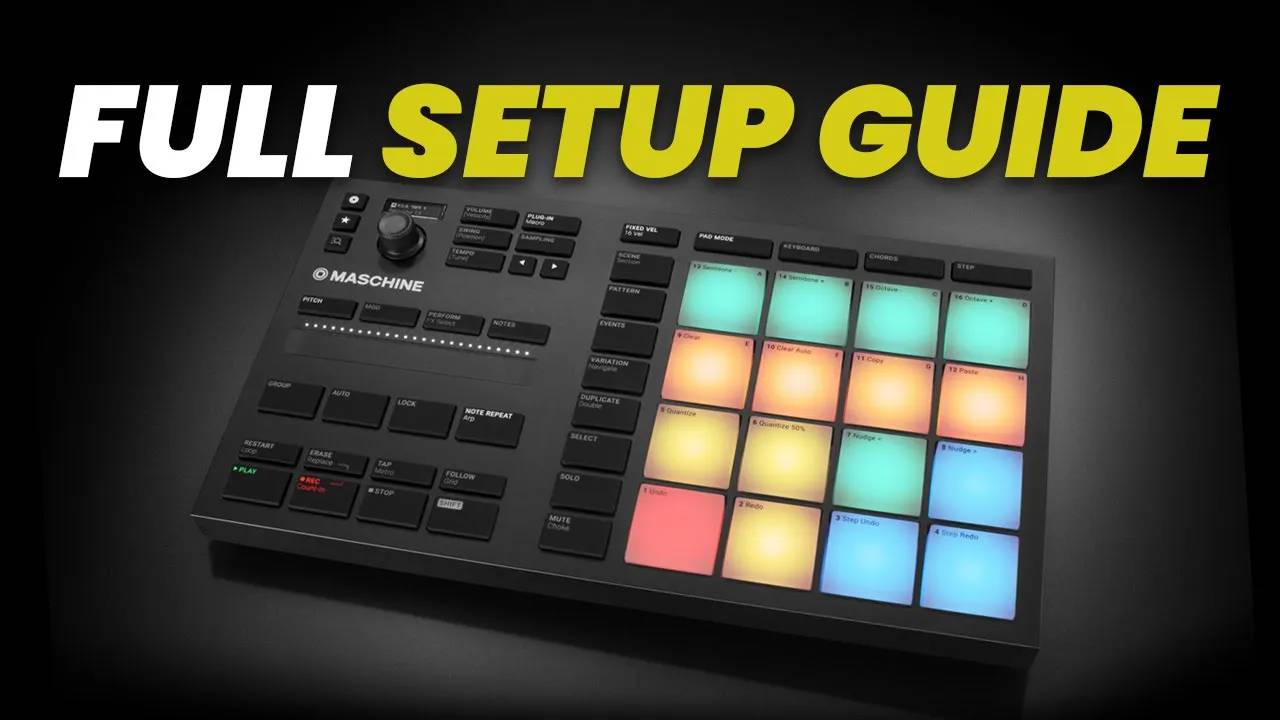 How To Set Up Maschine For Finger Drumming