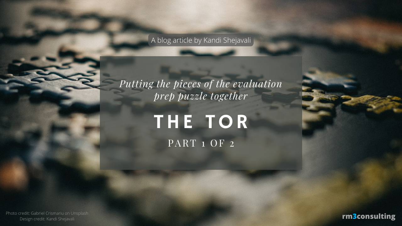 Putting the pieces of the eval prep puzzle together (part 1 of 2)