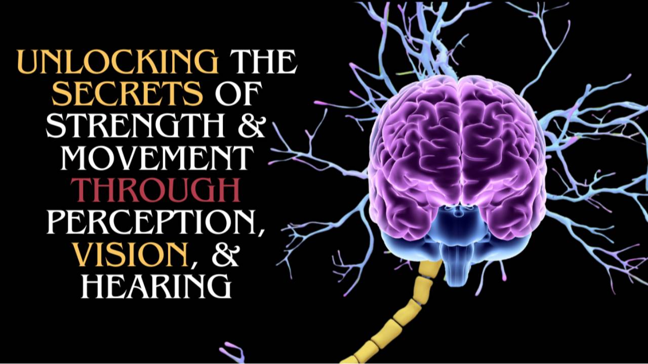 Strength & Movement Secrets Through Perception, Vision, & Hearing