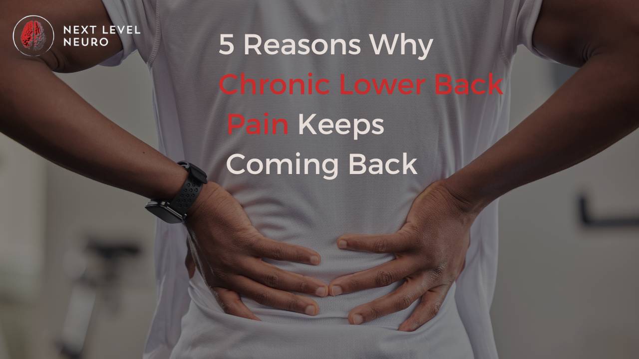 5 Reasons Why Chronic Lower Back Pain Keep Coming Back