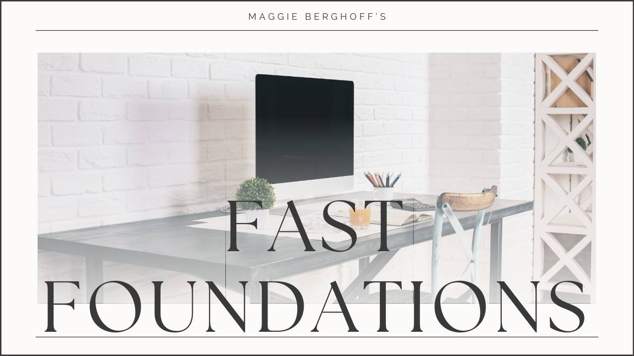 Fast Foundations