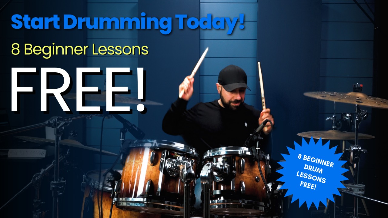 Starting On The Drums FREE Beginner Course!