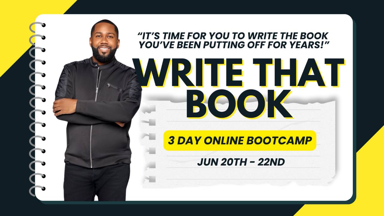 Write That Book! 3 Day Online Bootcamp | June 20-22