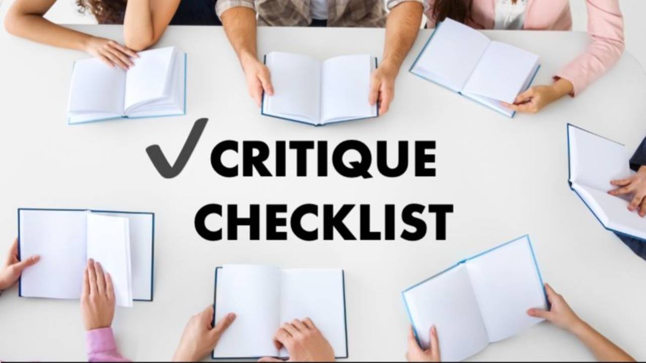 Checklist for Giving a Fiction Critique