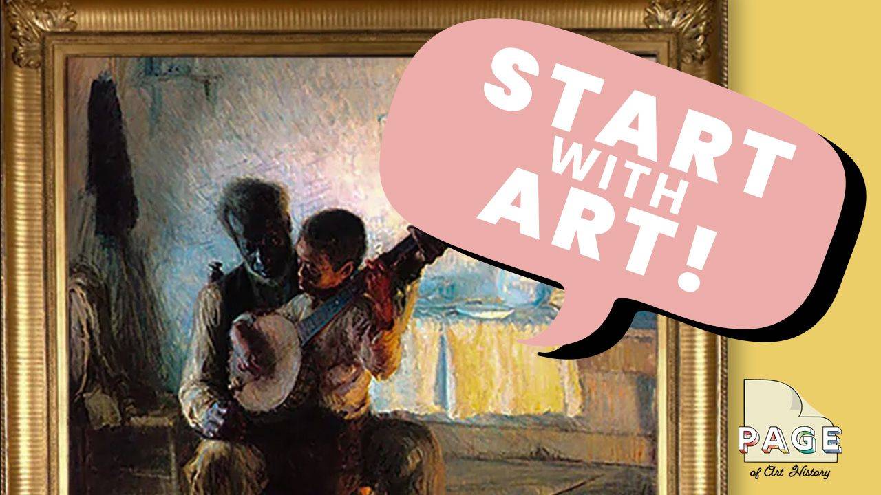 START WITH ART: The Banjo Lesson