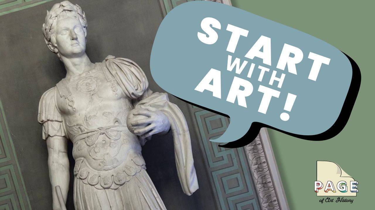 START WITH ART: Statue in Armour